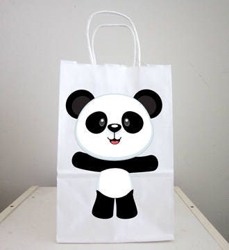 Panda Bear Goody Bags, Panda Bear Favor Bags. Panda Bear Gift Bags ...