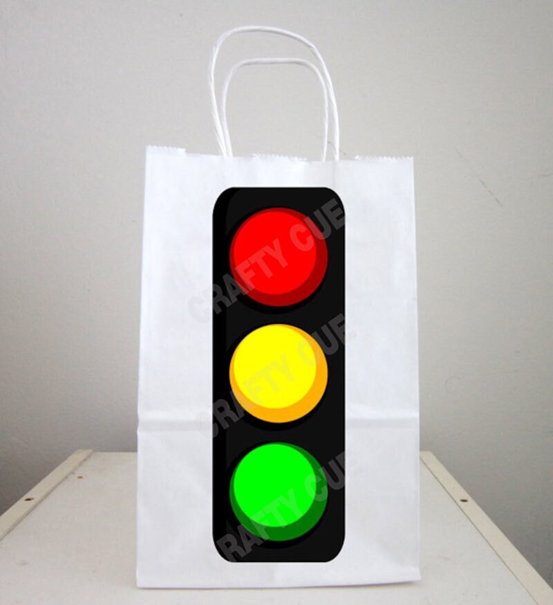 Traffic Light Goody Bags, Traffic Light Favor Bags, Traffic Light Gift ...