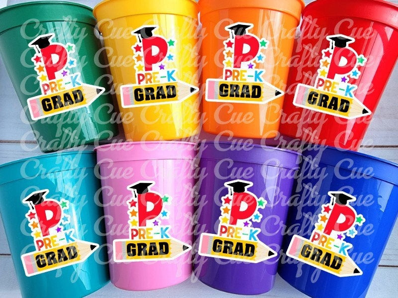PRE-K GRADUATION CUPS - Preschool Graduation Cups 2023 Preschool Cups ...